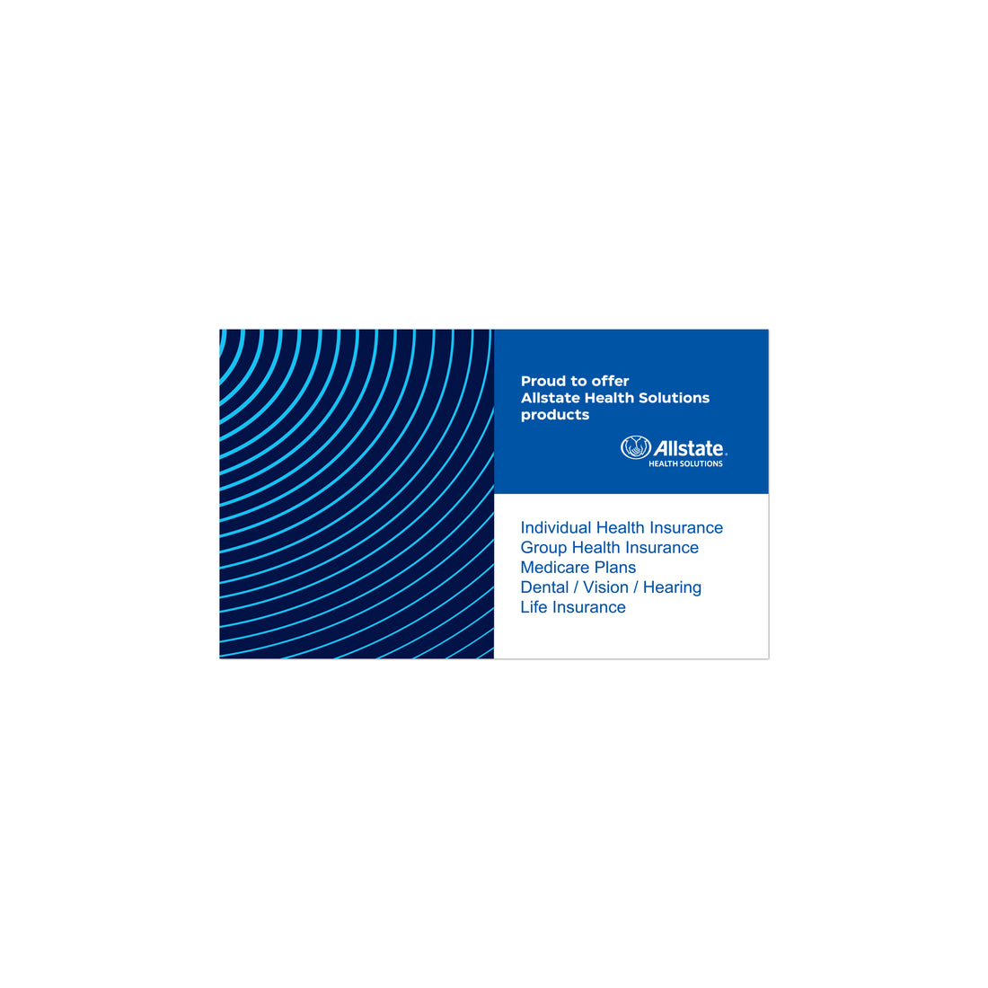 ALLSTATE BUSINESS CARDS – NAIS Print Solutions
